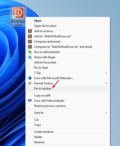 Een pc-knop afsluiten aan de taakbalk toevoegen in Windows 11 » tiprelay
